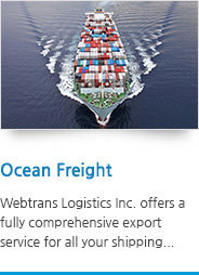 Welcome to Webtrans Logistics, Inc.